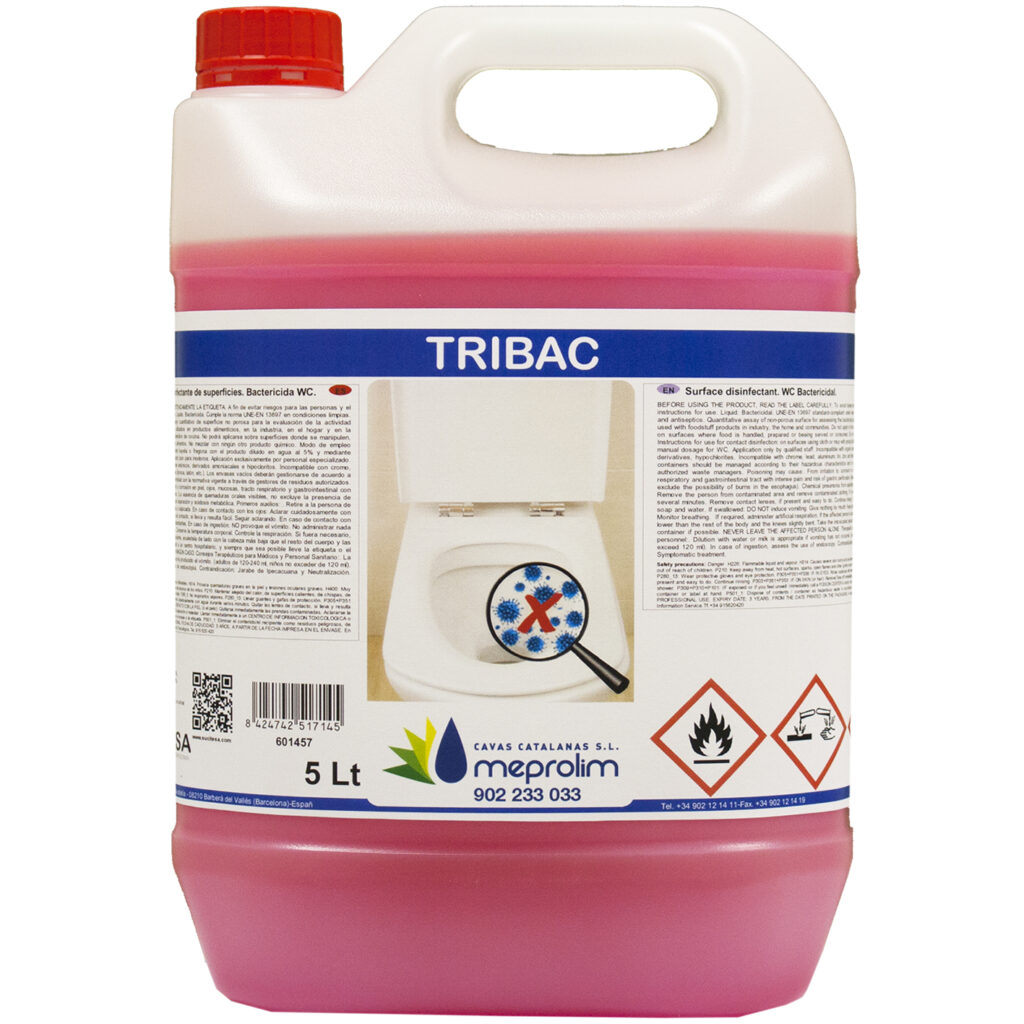 BIDON 5 KG. TRIBAC F BACTERIOSTATICO - CÓDIGO: BX4093 - Meprolim
